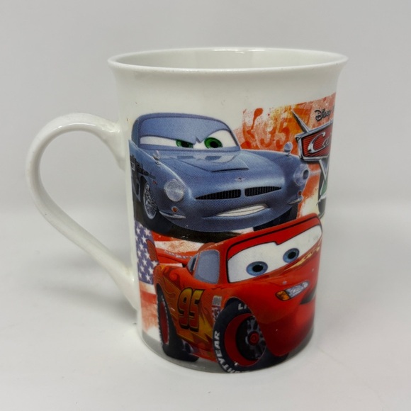 Disney | Dining | Disney Pixar Cars Porcelain Coffee Mug Cup Mcqueen ...